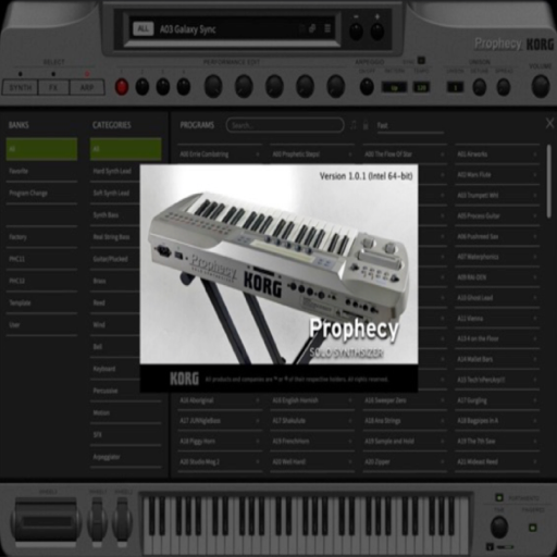 KORG Software Prophecy Mac破解版 PCM虚拟合成器 - KORG Software Prophecy for Mac ...